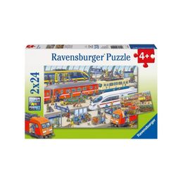 Ravensburger Kinderpuzzle - 09191 Trubel am Bahnhof - Puzzle f&uuml;r Kinder ab 4... | Gr.: onesize