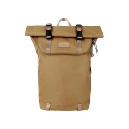 Doughnut Christopher Small Reborn 12 - Rolltop Rucksack 40 cm (camel) in camel | Gr.: onesize