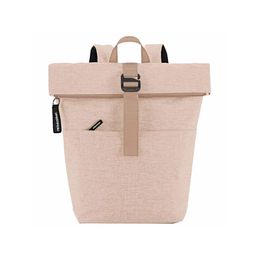 Reisenthel travelling rolltop - Rucksack 15.6" 53 cm (herringbone grey) in twist coffee | Gr.: onesize