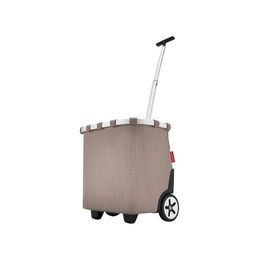 Reisenthel carrycruiser - Einkaufstrolley 47.5 cm (forest gold) in herringbone mokka | Gr.: onesize