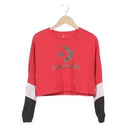 Converse Langarmshirt Damen Gr&ouml;&szlig;e S Second Hand rot
