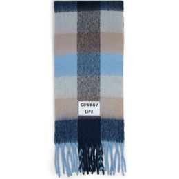 Verb to do Schal in blau braun - 0001 | Gr.: onesize