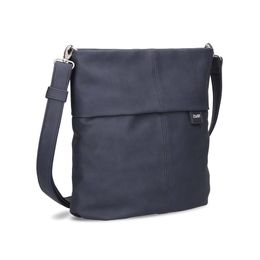 Zwei Mademoiselle M12 - Schultertasche 32 cm (cord-mocca) in nubuk-ink | Gr.: onesize