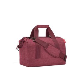 Reisenthel travelling allrounder M - Reisetasche 40 cm (smiley grey) in twist maroon | Gr.: onesize
