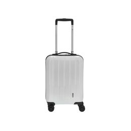 Check.In London 2.0 - 4-Rollen-Trolley 50 cm (orange) in weiss | Gr.: onesize