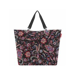 Reisenthel XL - Shopper 65 cm (teddy leo olive) in paisley black | Gr.: onesize