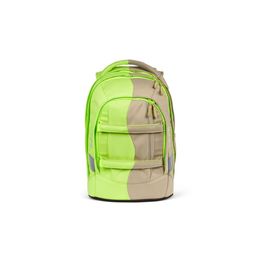 Satch Schulrucksack Double Trouble in Neongelb-beige | Gr.: onesize