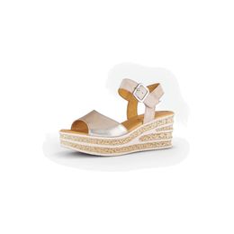 Gabor Keilsandaletten in Gold | Gr.: 40