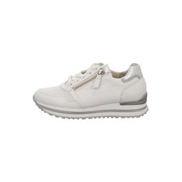 Gabor Comfort Sportliche Schn&uuml;rschuhe in Wei&szlig; | Gr.: 38,5