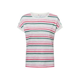 Street One Shirt in Wei&szlig;/ Pink/ Gr&uuml;n | Gr.: 36