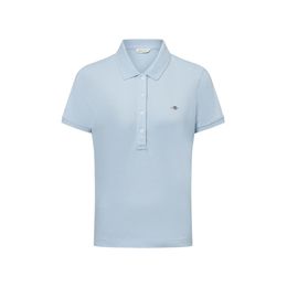 Gant Poloshirt SLIM SHEILD CAP SLEEVE in hellblau | Gr.: S
