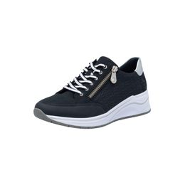 Rieker Sportliche Schn&uuml;rschuhe in Blau | Gr.: 43