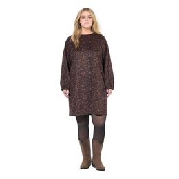 Studio Untold Jerseykleid in tiefes rehbraun | Gr.: 46-48