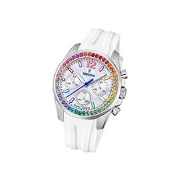 Analog-Armbanduhr Festina Boyfriend wei&szlig; mittel (ca. 38mm) | Gr.: onesize