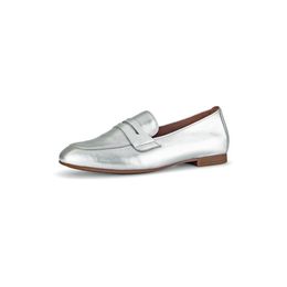 Gabor Klassische Slipper in Silber | Gr.: 38,5