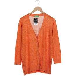 United Colors Of Benetton Strickjacke Damen Gr&ouml;&szlig;e M Second Hand orange