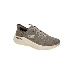 Skechers Sportliche Schn&uuml;rschuhe in Braun | Gr.: 43