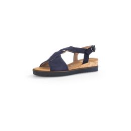 Gabor Keilsandaletten in Blau | Gr.: 39