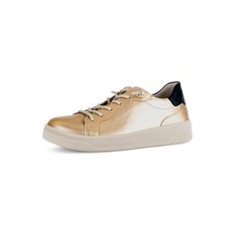 Gabor Sportliche Schn&uuml;rschuhe in Gold | Gr.: 35,5