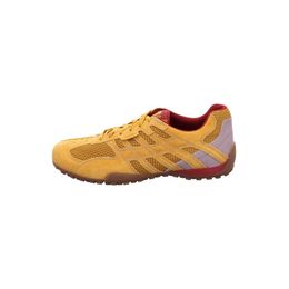 Geox Sportliche Schn&uuml;rschuhe in Gelb | Gr.: 45