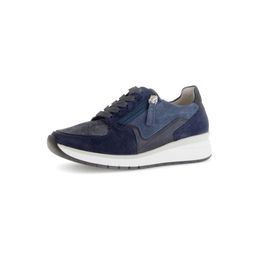 Gabor Sportliche Schnürschuhe in Blau | Gr.: 40,5