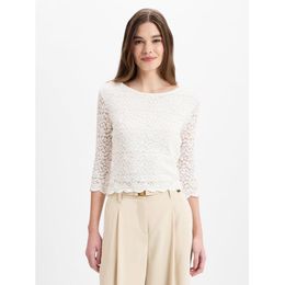 Marie Lund Spitzenshirt in wei&szlig; | Gr.: 40