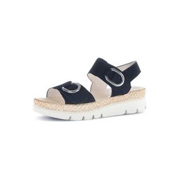 Gabor Plateau Sandaletten in Schwarz | Gr.: 40