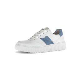 Gabor Comfort Sportliche Schn&uuml;rschuhe in Blau | Gr.: 38,5