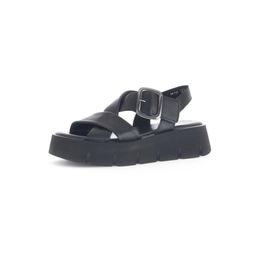 Gabor Plateau Sandaletten in Schwarz | Gr.: 39