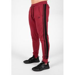 Gorilla Wear Pants - Banks - Rot/Schwarz | Gr.: M