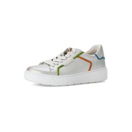 Gabor Sportliche Schn&uuml;rschuhe in Silber | Gr.: 41