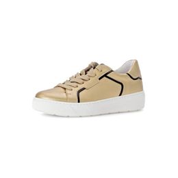 Gabor Sportliche Schn&uuml;rschuhe in Gold | Gr.: 38,5