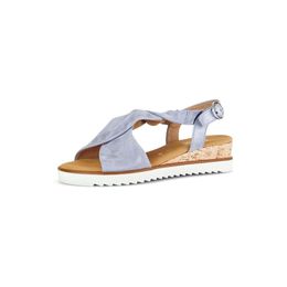 Gabor Keilsandaletten in Blau | Gr.: 40