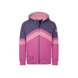 Trollkids Sweatjacke "Flekkefjord" Jacket in Pink/ Lila | Gr.: 164