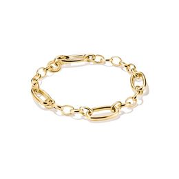 Thomas Sabo Charm-Armband Mit Drei Connect Links in gold | Gr.: 17 cm
