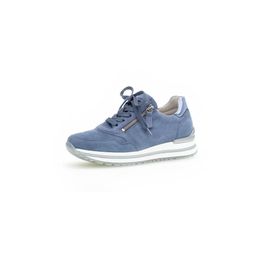 Gabor Comfort Sportliche Schnürschuhe in Blau | Gr.: 37,5