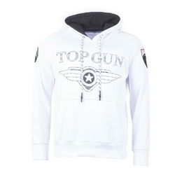 Top Gun Hoodie Defend TG20193010 in white | Gr.: M