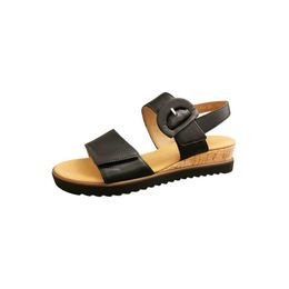 Gabor Comfort Keilsandaletten in Schwarz | Gr.: 40
