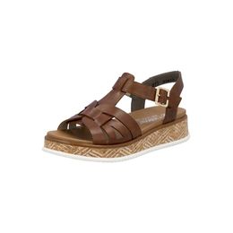Rieker Plateau Sandaletten in Braun | Gr.: 40