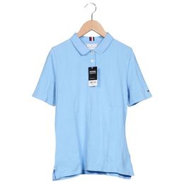 Tommy Hilfiger Poloshirt Damen Gr&ouml;&szlig;e L Second Hand hellblau