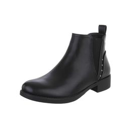 Ital-Design Stiefelette in Schwarz | Gr.: 38