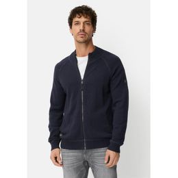 Camel Active Strickjacke mit Rei&szlig;verschluss in Dunkelblau | Gr.: M