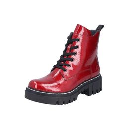 Rieker Schn&uuml;rstiefeletten in Rot | Gr.: 39