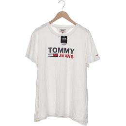 Tommy Jeans T-Shirt Herren Gr&ouml;&szlig;e XL Second Hand wei&szlig;