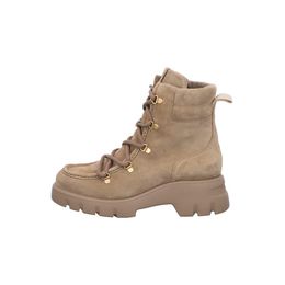 Paul Green Schn&uuml;rboots in Beige | Gr.: 38,5