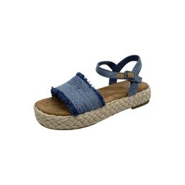 Toms Shoes TOMS Espadrilles Sandalen in Blau | Gr.: 39