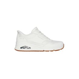 Skechers Sportliche Slipper in Wei&szlig; | Gr.: 40