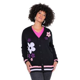 Angel of Style Cardigan in schwarz | Gr.: 50-52