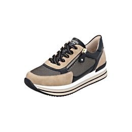 Remonte Sportliche Schn&uuml;rschuhe in Beige | Gr.: 37