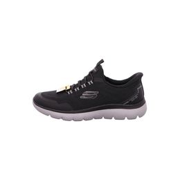 Skechers Sportliche Schn&uuml;rschuhe in Schwarz | Gr.: 46
